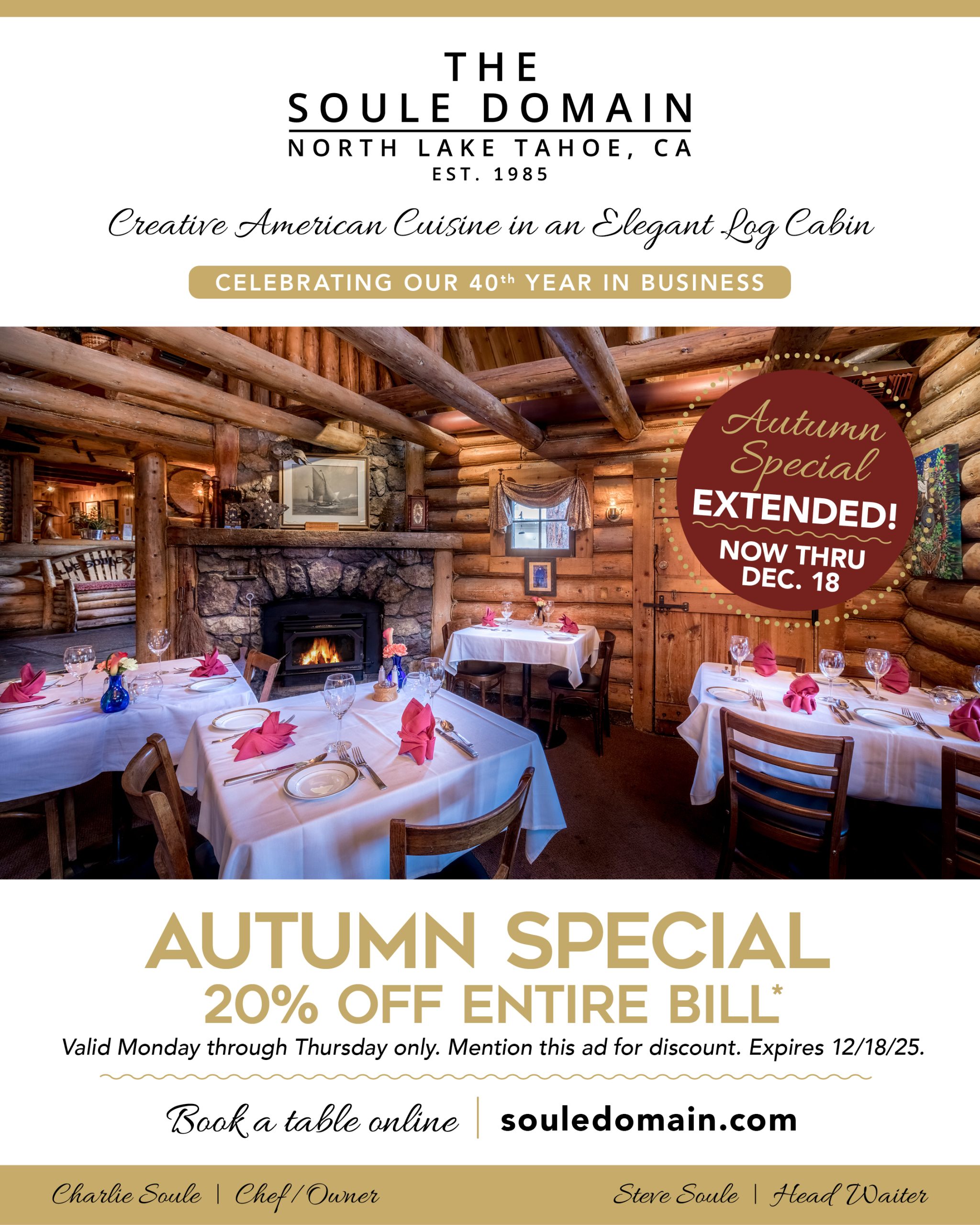 Deals – Soule Domain: Home of The Soule Domain at Lake Tahoe